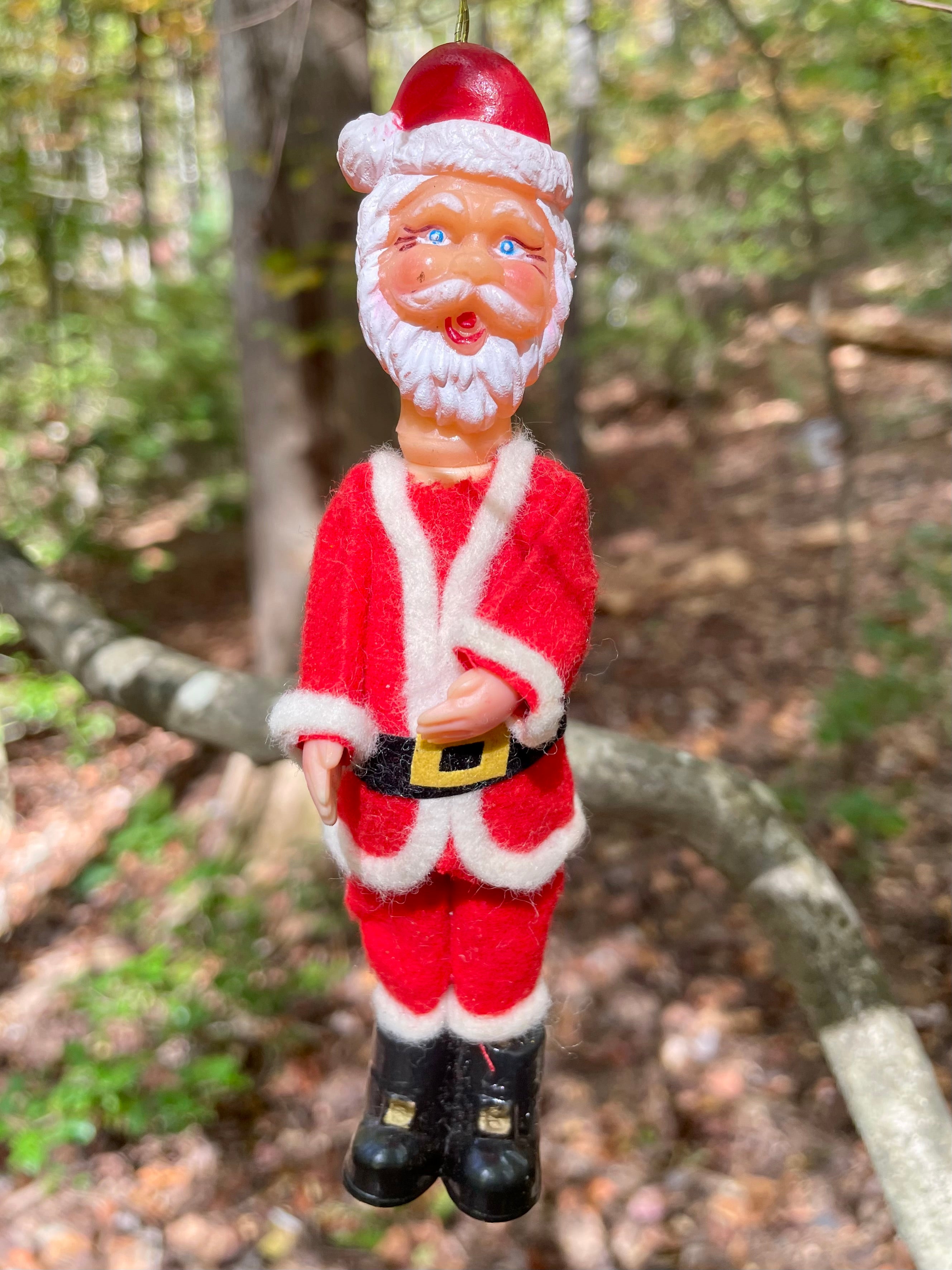 MCM Felt Santa Ornament 1950's – The Broken Bird Company