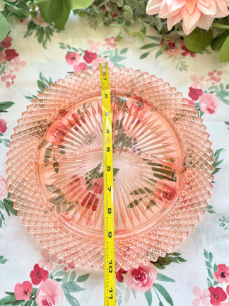 Antique Miss America Pink Depression Glass Divided Plate – The Broken ...